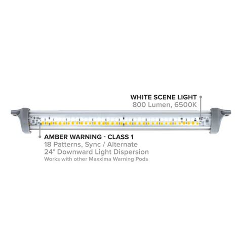 Maxxima 24 Dual Function Scene Light Warning Light