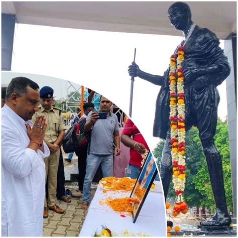Jamshedpur Pays Tribute मानगो गांधी मैदान में स्वास्थ्य मंत्री बन्ना