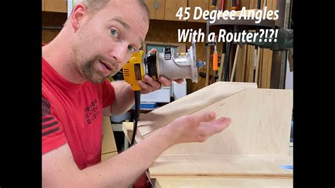 A Chamfer Bit Can Create 45 Degree Angles Tips And Tricks Youtube