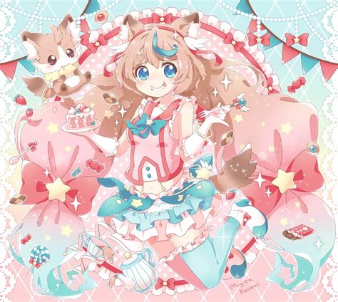 ミルフィ＆レモネーコ先生！ 麦田このみイラストレーター 插图 Art Street