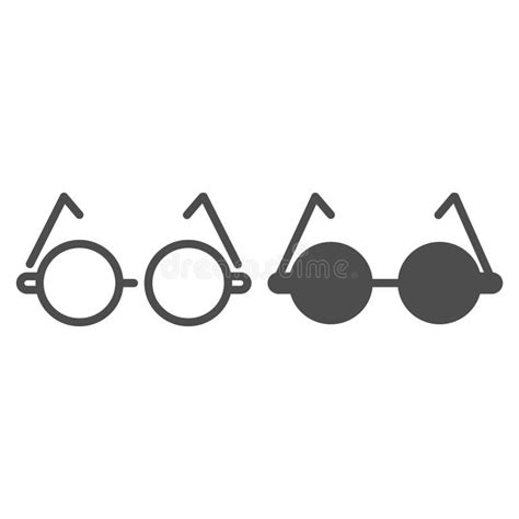 Round Glasses Outline Stock Illustrations 4440 Round Glasses Outline Stock Illustrations
