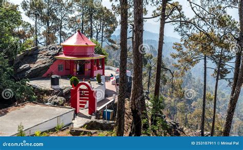 Kasar Devi Temple Center Of Exercise With Faith For Tourists Stock
