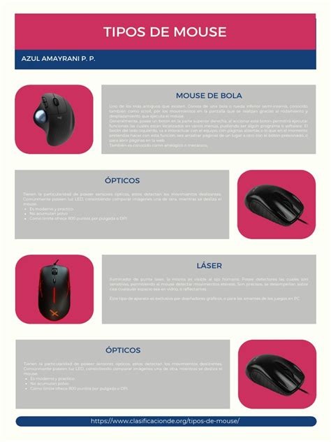 Tipos De Mouse Descargar Gratis Pdf Diseño Informática