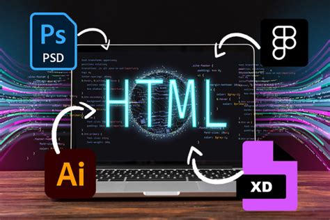 I Will Convert Your PSD Figma Xd Designs To HTML With Tailwindcss For