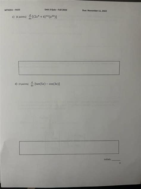 Solved Objective Differentiate The Function After Using The