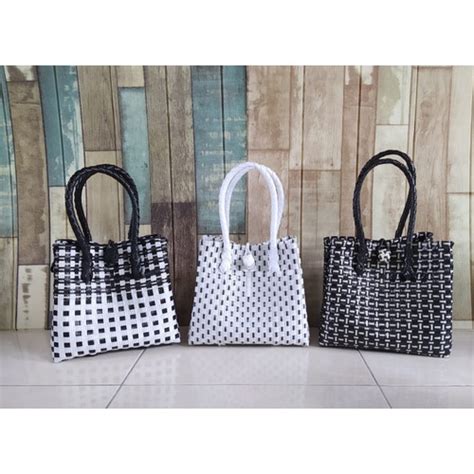 Jual Totebag Tas Anyaman Tas Anyaman Plastik Tas Jali Jali