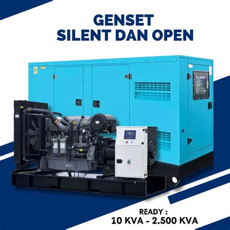 Jual Genset 30 Kva 40 Kva 50 Kva Silent Genset 30kva 40kva 50kva