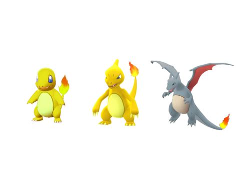 Shiny Charmander Evolution