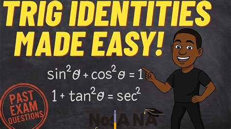 Grade 12 Trigonometry Proving Identities Exam Questions Youtube