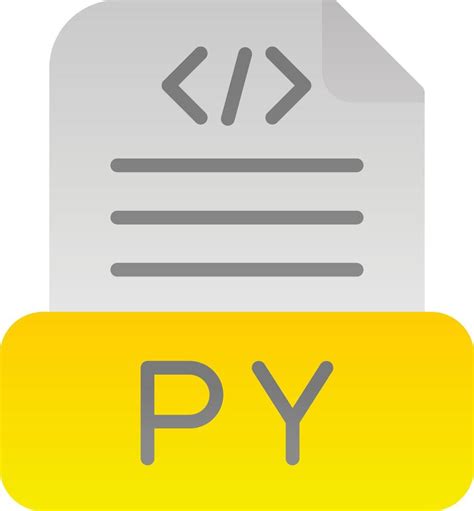 Python File Vector Icon Design 15802301 Vector Art At Vecteezy