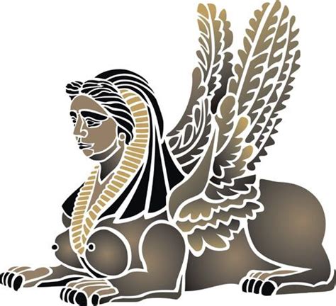 Sphinx Stencil Designs From Stencil Kingdom Stencil Designs Stencils