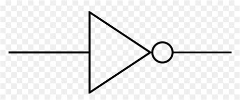 Electronic Logic Symbol Not Logic Symbol HD Png Download Vhv