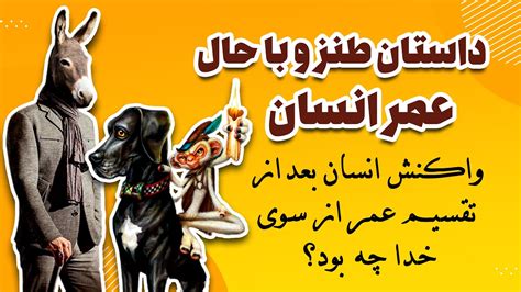 داستان عمر انسان و سگ و خر و میمون خدا بعد از آفریدن خر به او گفت Youtube