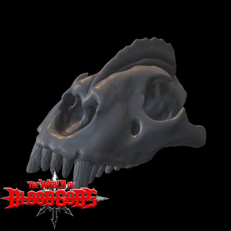 💀 Catarax Hellscape Boneyard Deamon Skull・free 3d File For 3d Printing