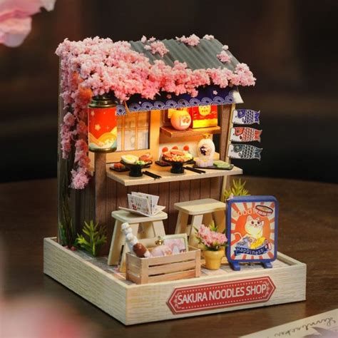 Mini Miniature Doll House Diy Small House Kit Making Room Toys Home