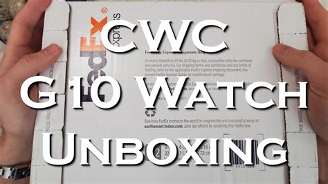Cwc G10 Unboxing Cabot Watch Company Cwc G10 Youtube