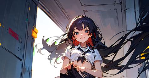 女の子 スカートをたくし上げる女の子 Toyoのイラスト Pixiv
