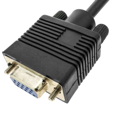 Cable Duplicador Pasivo Tipo Y De 1 VGA A 2 VGA De 30cm Cablematic