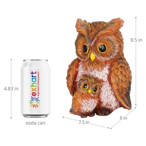 Exhart Owl With Owlet Garden Statue 85 Inch Bed Bath And Beyond