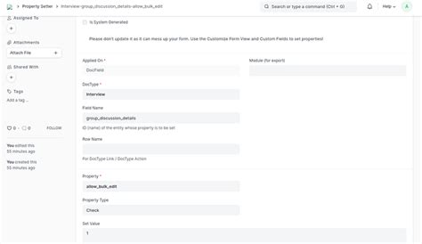 Issue With Allow Bulk Edit Erpnext Frappe Forum