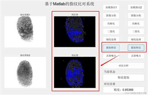 matlab指纹识别对比系统 csdn博客