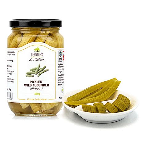 Pickled Wild Cucumber Terroirs Du Liban