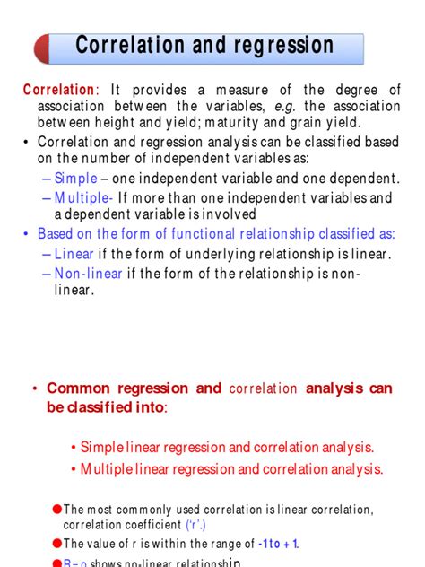 correlation and regression download free pdf linear regression