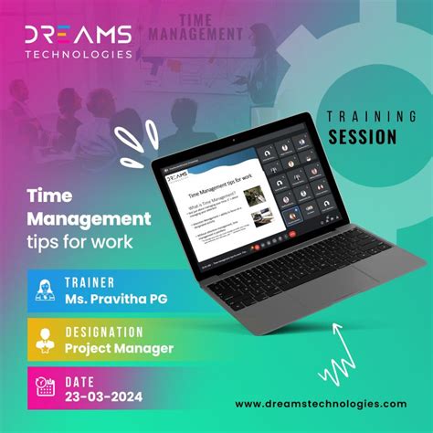 Dreams Technologies Uk And India On Linkedin Pravithas Time Management