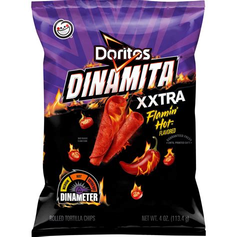 Doritos Dinamita Xxtra Flamin Hot Flavored Rolled Tortilla Chips Smartlabel™