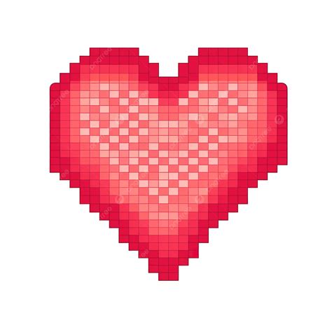픽셀 아트 심장 사랑과 발렌타인 사랑의 표시 사랑의 상징 사랑 예술 Png 일러스트 및 이미지 에 대한 무료 다운로드