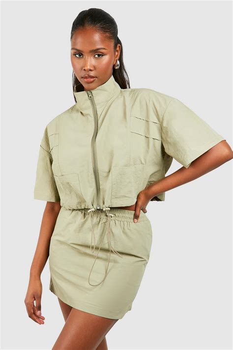Cargo Mini Skirt Boohoo