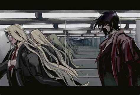打斗超神的《皇家国教骑士团hellsing》p站壁纸图片 Bobopic