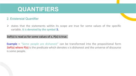 Lesson 4 Predicate Logic And Quantifierspptx