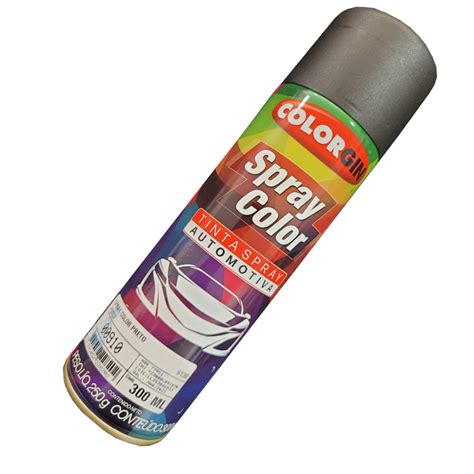 Tinta Spray Automotiva Preto Fosco 300ml Colorgin Anderson Produtos