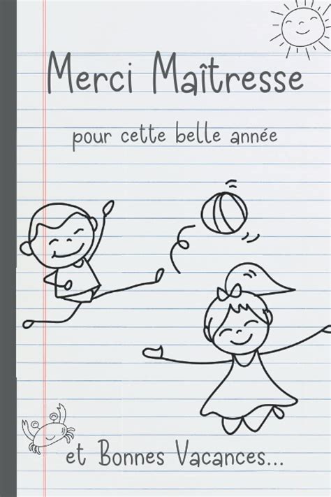 Buy Merci Maîtresse Pour Cette Belle Année Et Bonnes Vacances