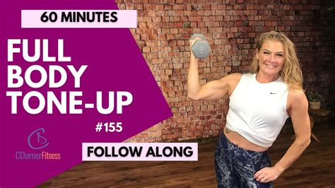 60 Minute Full Body Strength Workout Dumbbells And Mini Bands Youtube