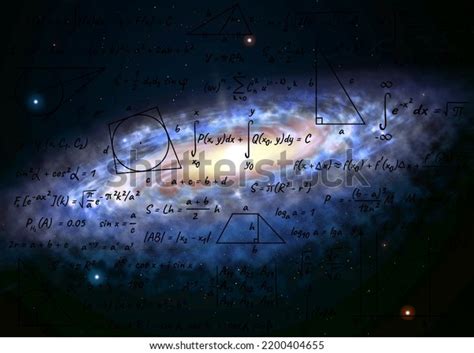 Illustration Basic Physics Mathematics Formulas Galaxy Stock Illustration 2200404655 Shutterstock