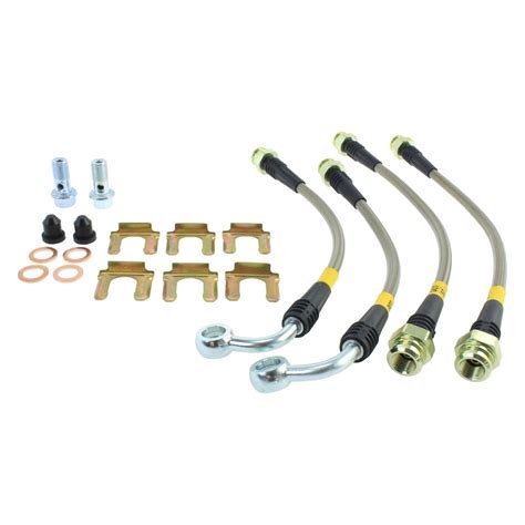 Stoptech® 95047505 Stainless Steel Rear Brake Line Kit