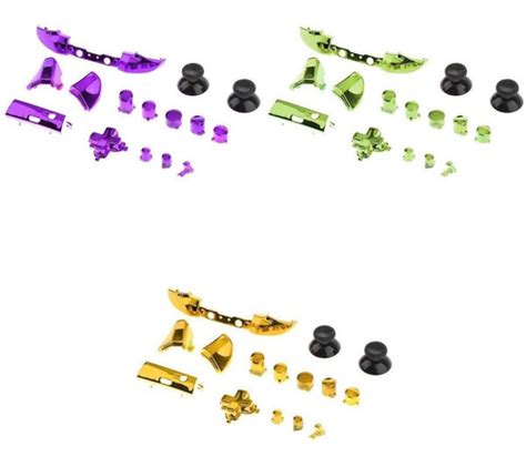 Kit Completo De 3 Botones De Reemplazo De Parachoques Dpad Cuotas Sin