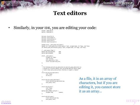Issues With Arrays Ppt Download