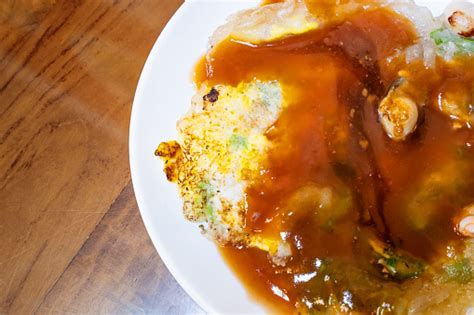 굴 오믈렛 대만 음식 대만 길거리 음식의 대만 독특한 전통 간식 0명에 대한 스톡 사진 및 기타 이미지 0명 건강하지 못한
