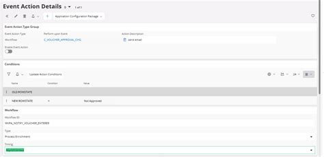 Workflow To Send Email When The Status Of Voucher Is Changed IFS
