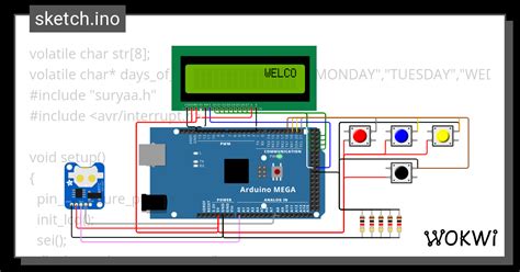 Rtc4 From Scratch Via I2C Wokwi ESP32 STM32 Arduino Simulator