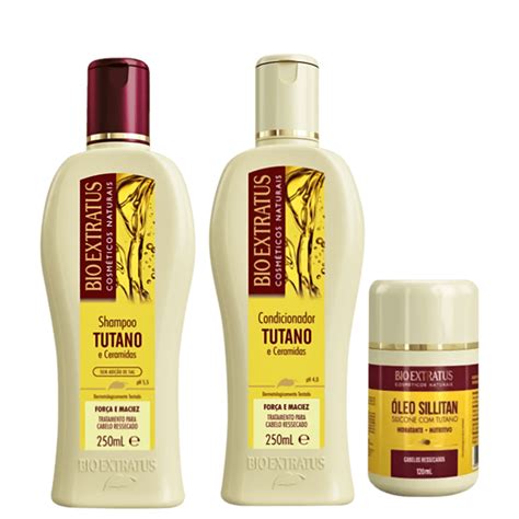 Kit Bio Extratus Tutano Sillitan Cabelos Ressecados Produtos