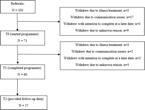 Flowchart Of Referrals Flow Of Referrals Indicating Uptake Of Move