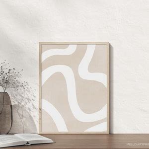 Neutral Art Print Minimalist Painting Beige Print Printable Wall Art