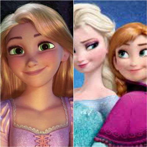 Tangled Vs Frozen Disney Amino