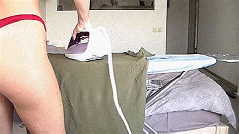 Ironing Observation Of The Ironing Process Miss Love Clips4sale