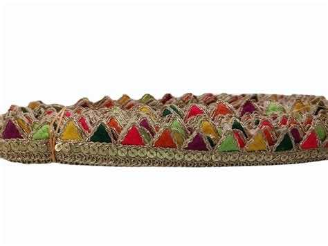 Traingle Shape Embroidered Lace At ₹ 25 Meter Knitted Laces In Kanpur Id 2853142084933
