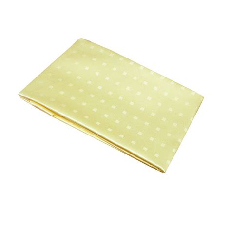 Jacquard Table Cloth Cubes Lemon 135 X 180cm Rectangle Bunnings Australia